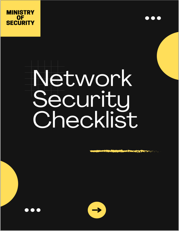 Web Application Security Checklist Ministry Of Security